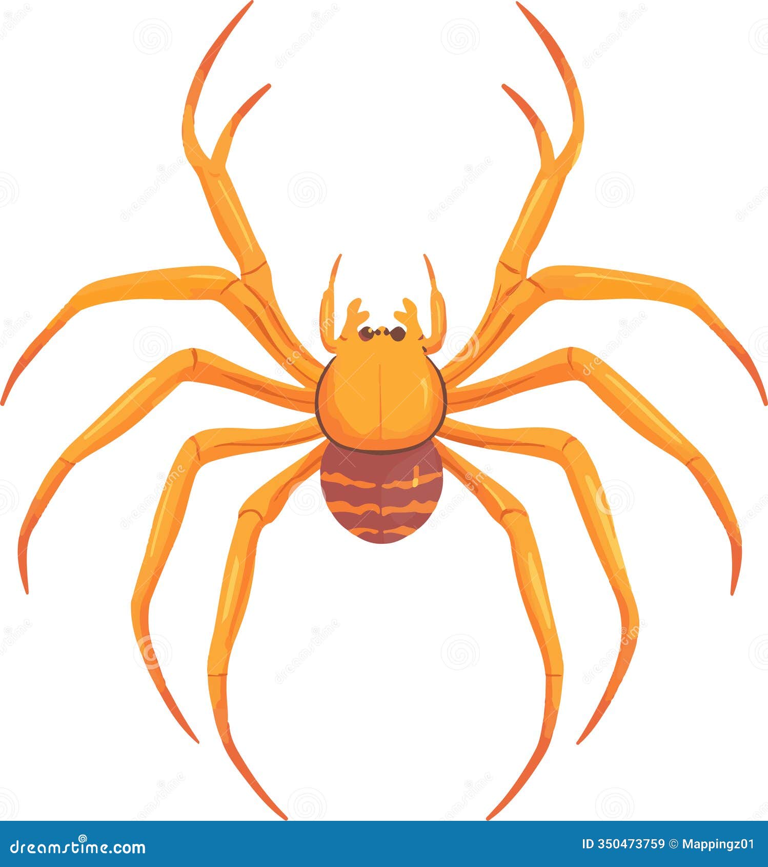 Simple Vector Arachnid Clipart Stock Vector - Illustration of artistic ...