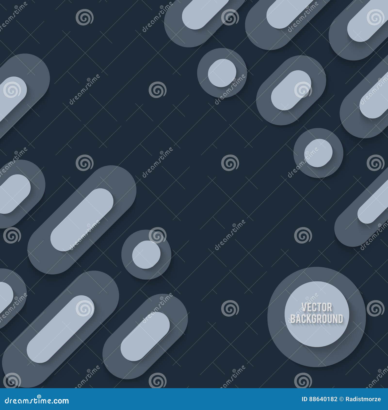 Simple Vector Background in Style Flat Stock Vector - Illustration of ...