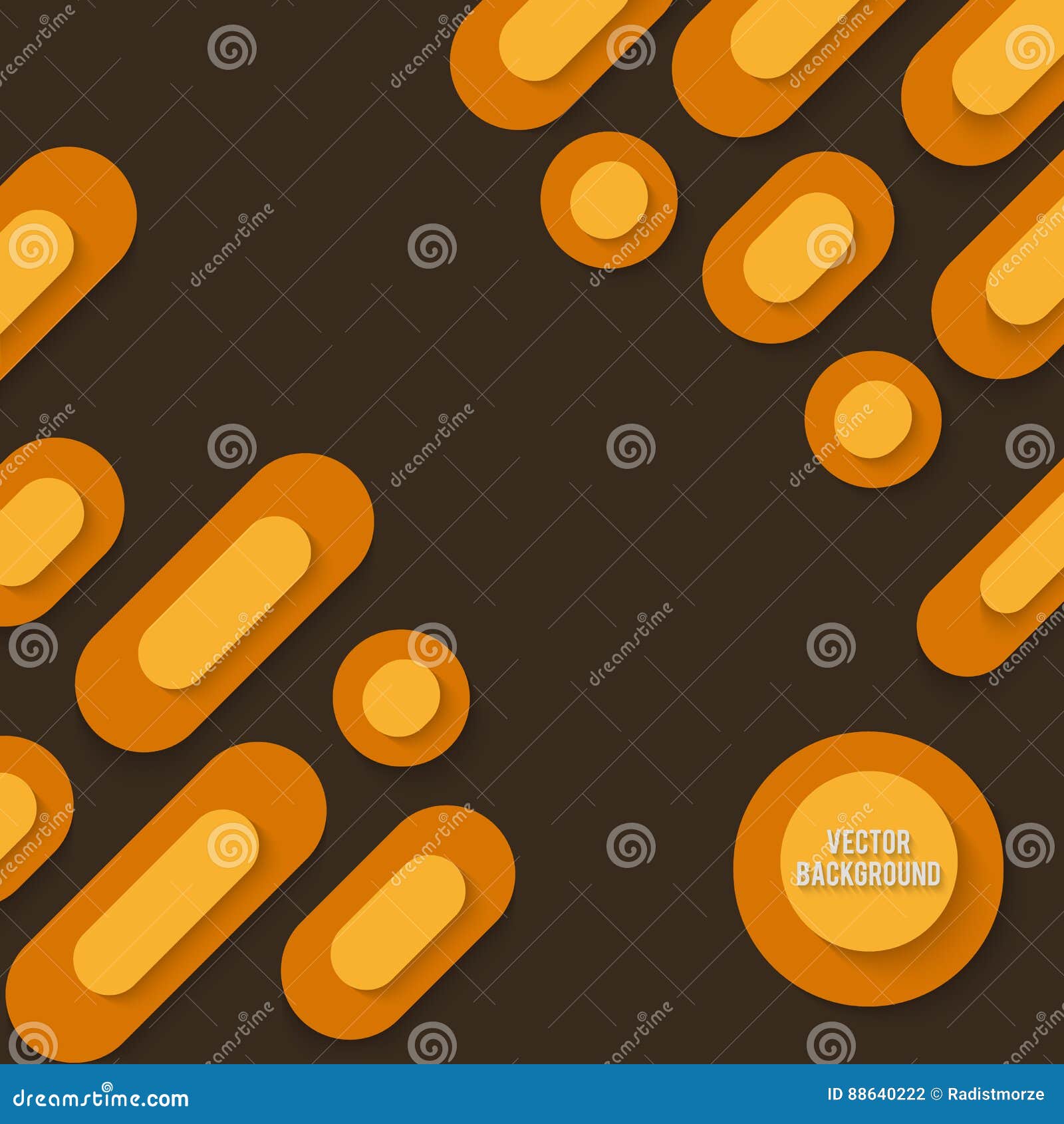 Simple Vector Background in Style Flat Stock Vector - Illustration of ...