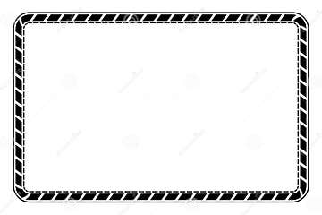 Simple Vector Basic Shape Frame, for Certificate, Placard or Element ...