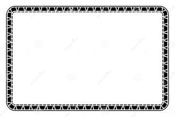 Simple Vector Basic Shape Frame, for Certificate, Placard or Element ...