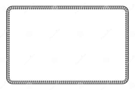 Simple Vector Basic Shape Frame, for Certificate, Placard or Element ...