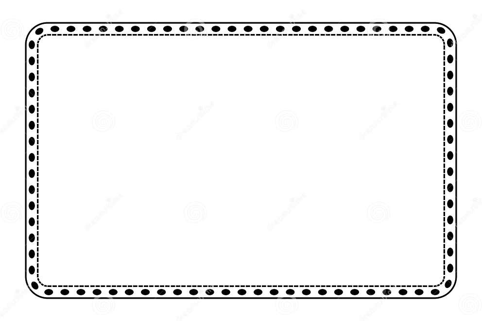 Simple Vector Basic Shape Frame, for Certificate, Placard or Element ...
