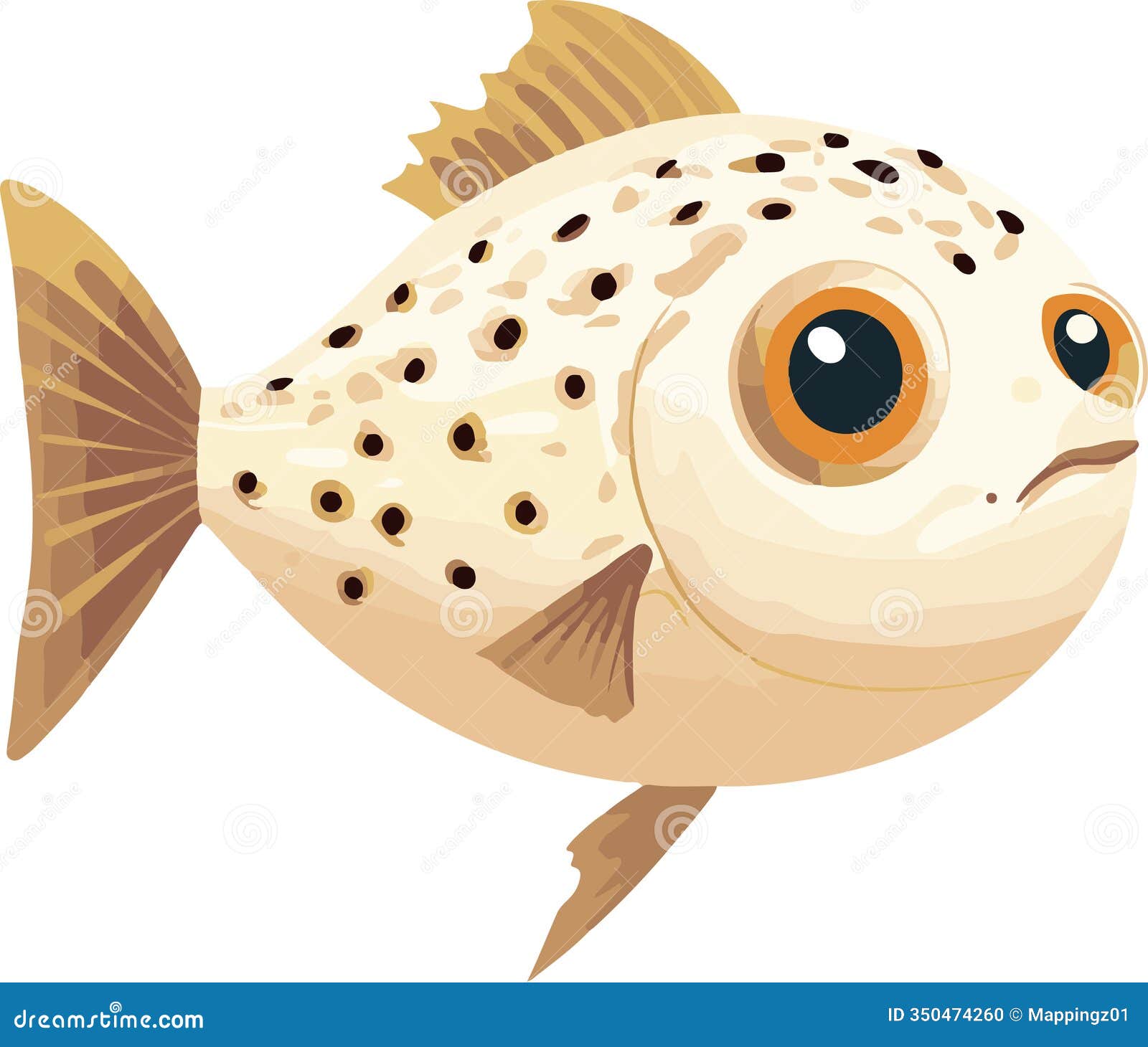 Simple Vector Blowfish Clipart Stock Vector - Illustration of basic ...