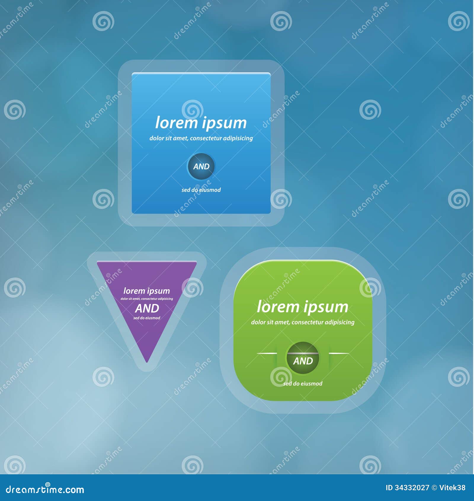 Simple vector buttons stock vector. Illustration of button - 34332027