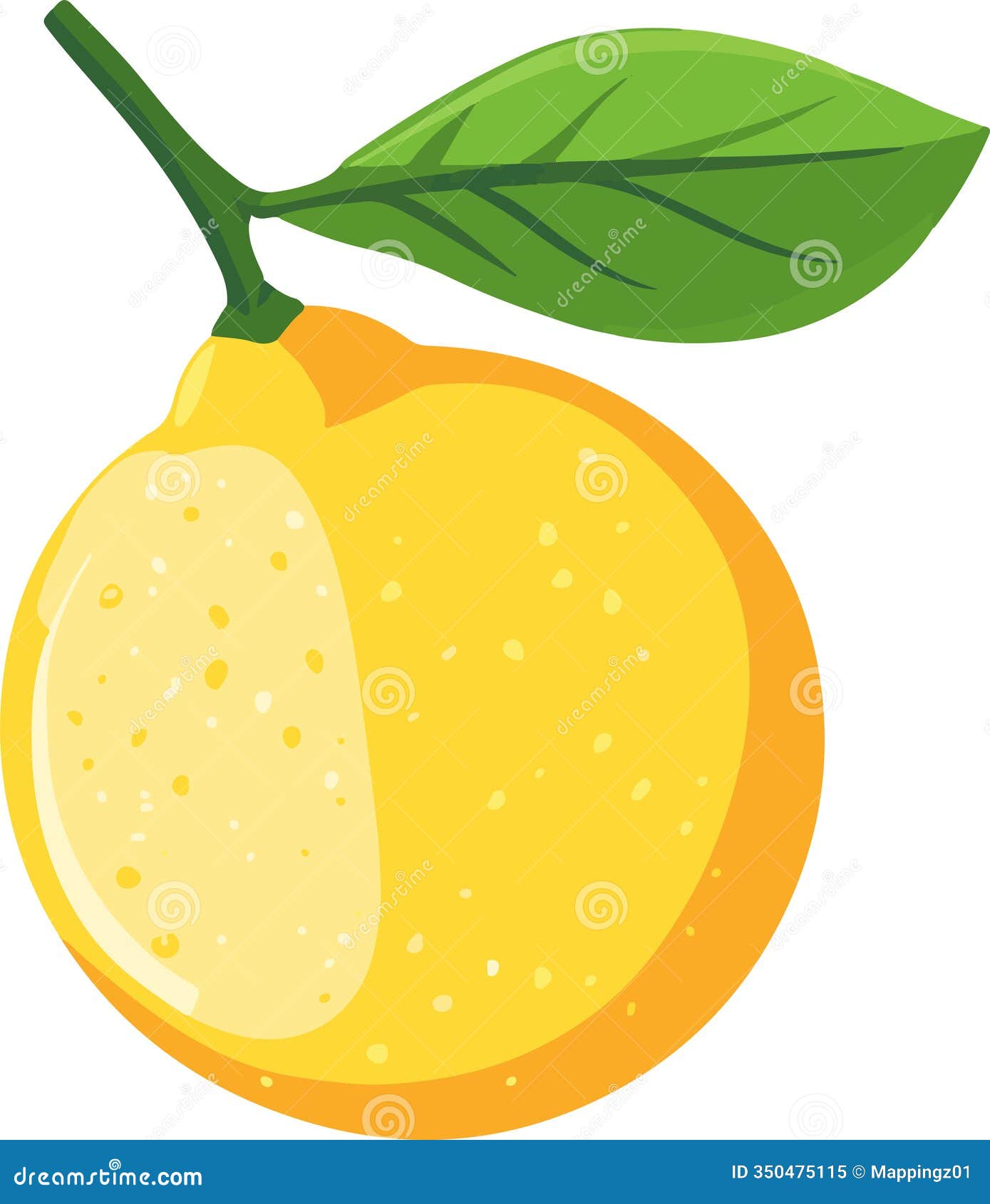 Simple Vector Citron Clipart Stock Vector - Illustration of ...
