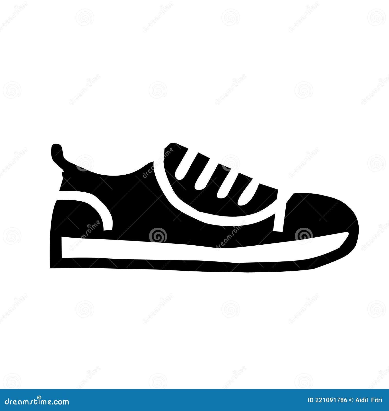 Simple Vector Design of Shoe Design Stock Vector - Illustration of ...