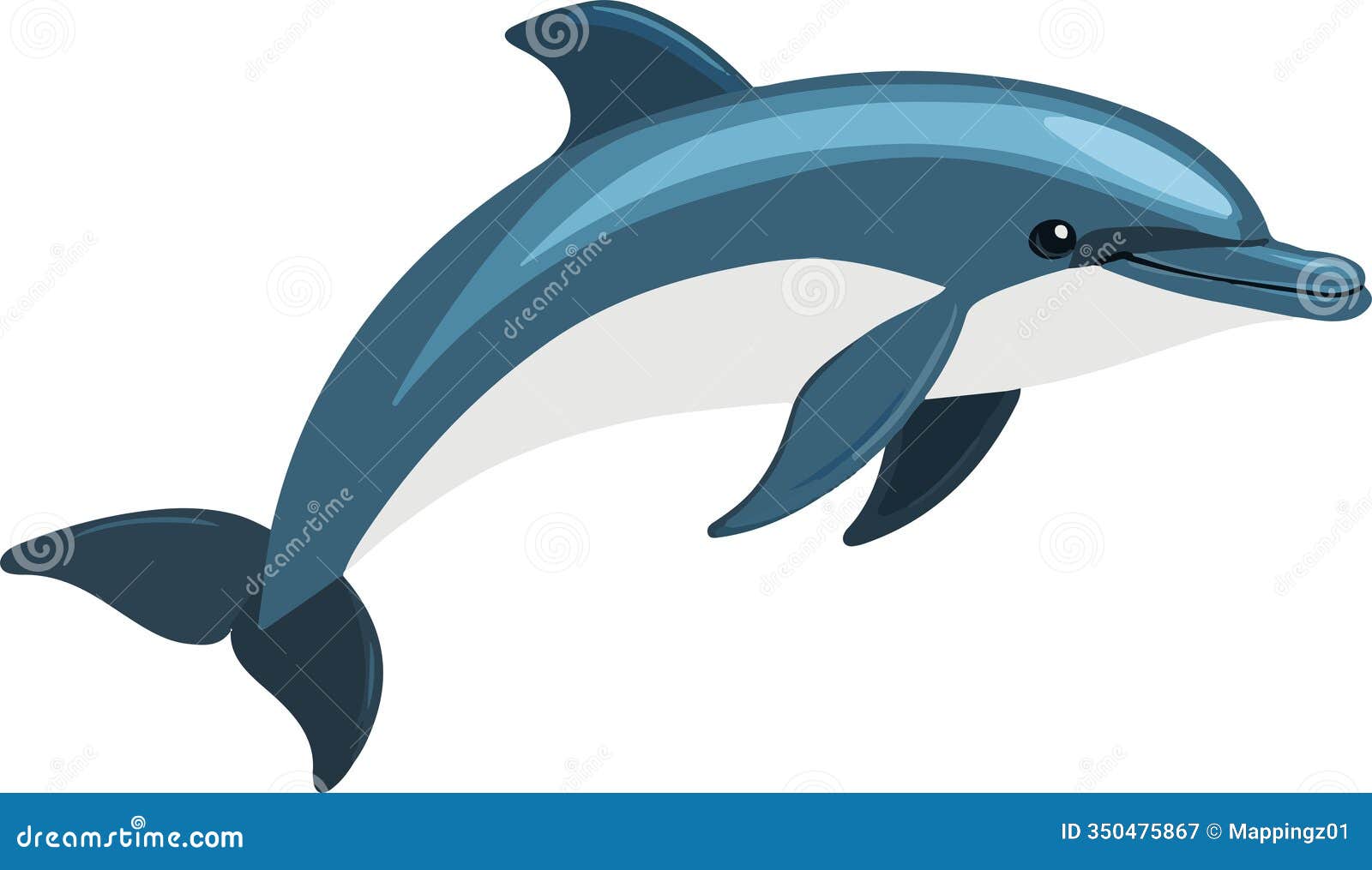 Dolphin Clipart. Dolphin Vector Clipart. Dolphin Isolated Clipart ...