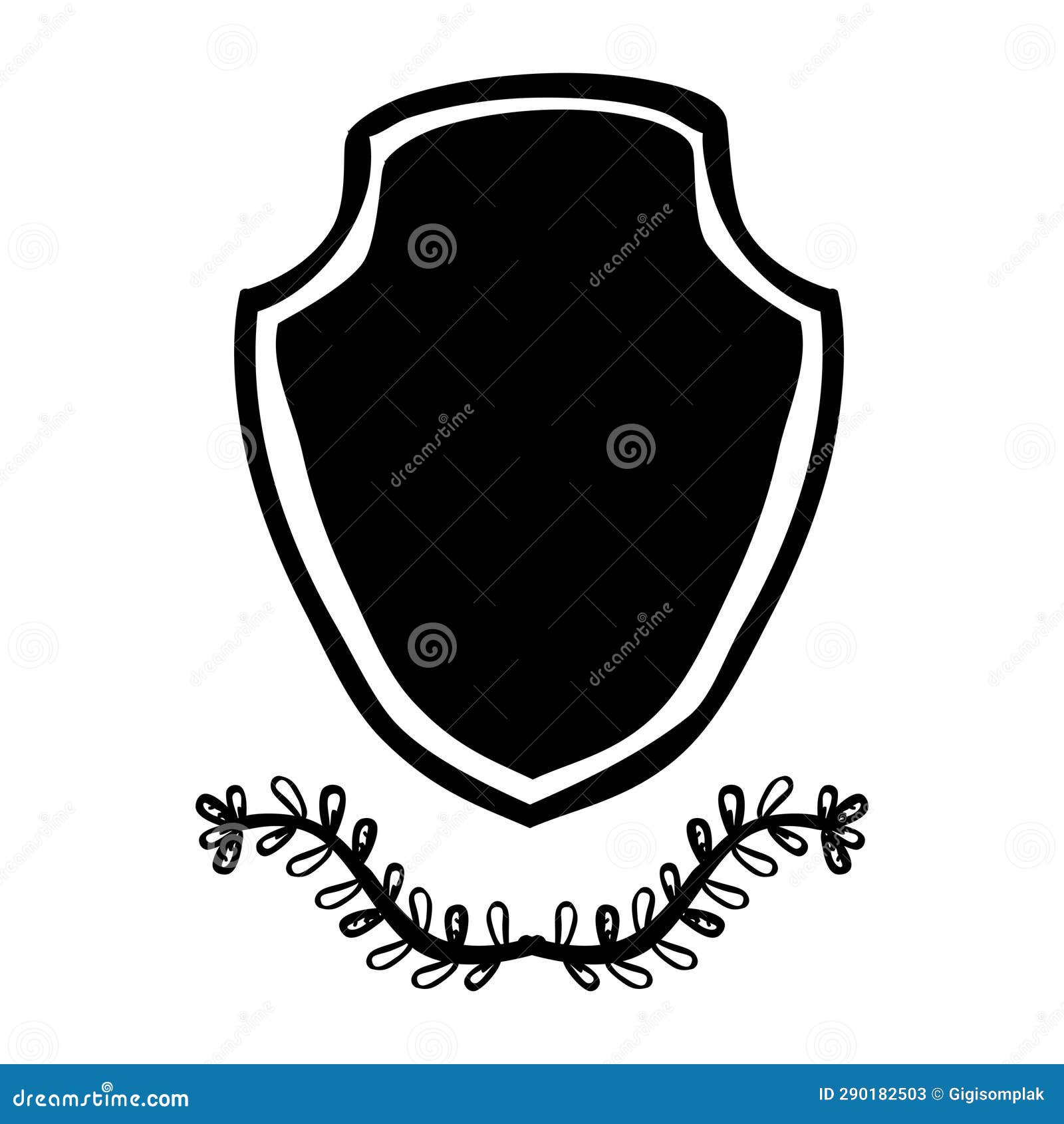 Simple Vector Doodle Hand Draw Sketch, Badge Stock Vector ...