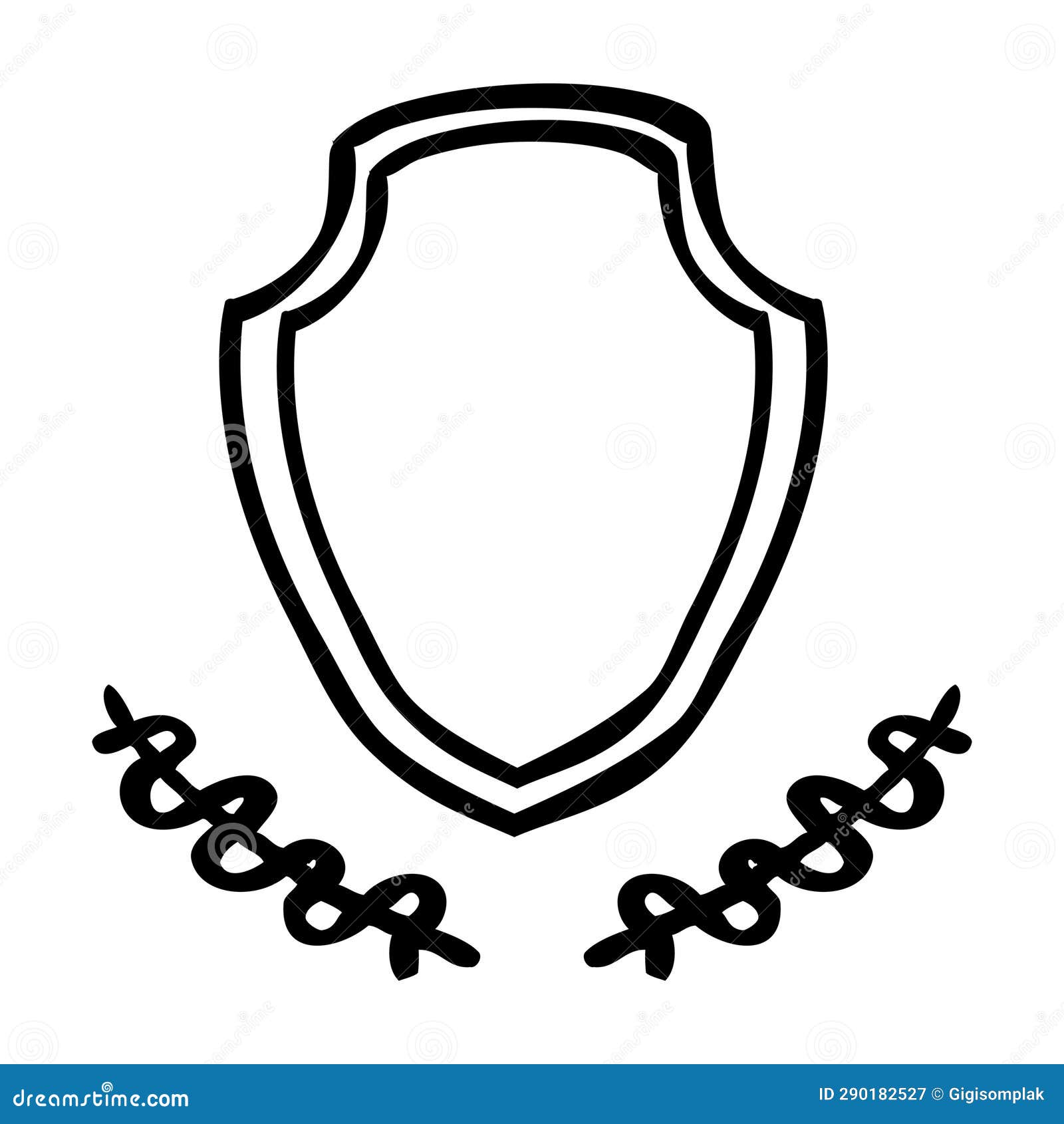 Simple Vector Doodle Hand Draw Sketch, Badge Stock Vector ...