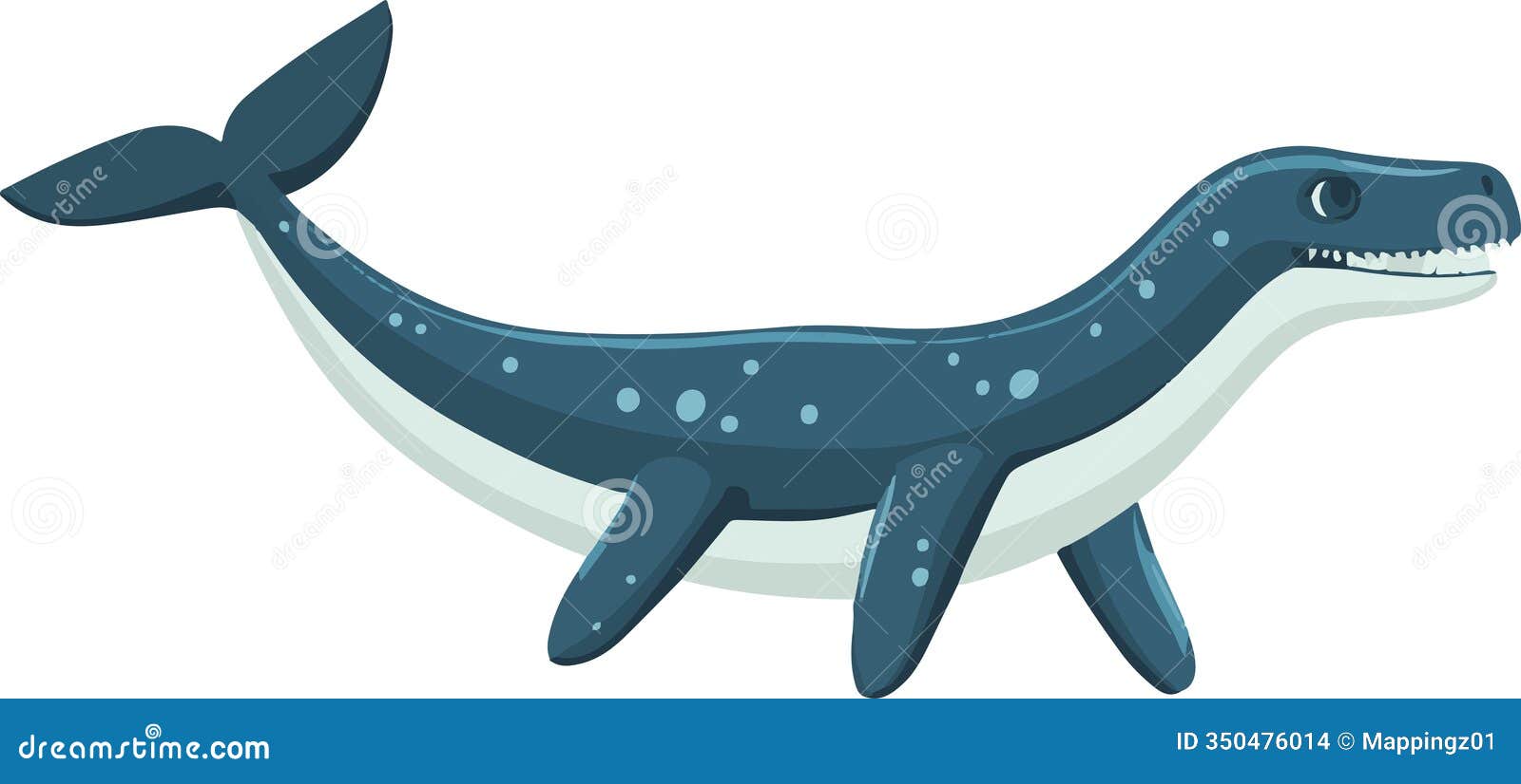 Simple Vector Elasmosaurus Clipart Stock Vector - Illustration of basic, icons: 350476014