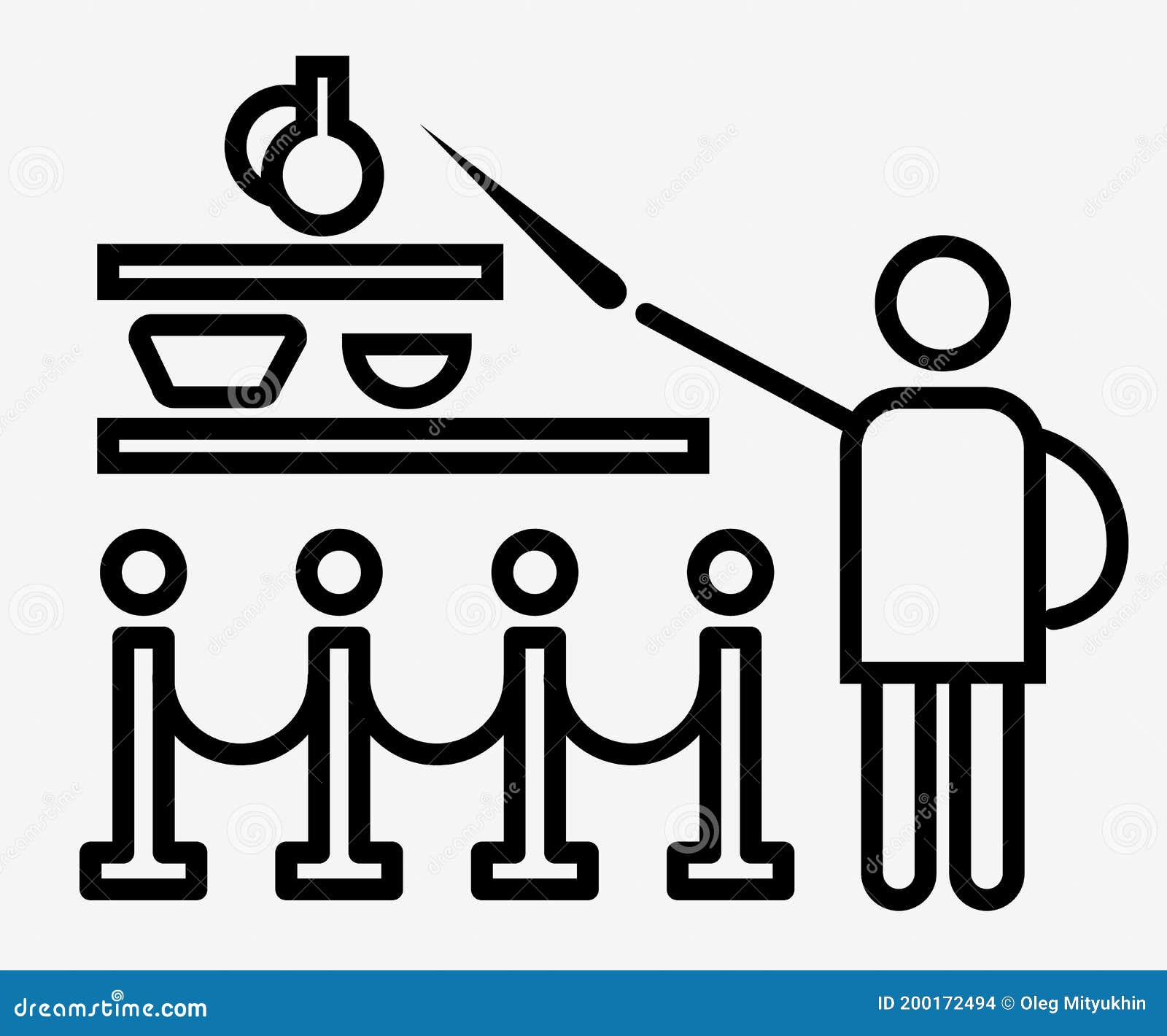 Simple Vector Figure for Guide Excursion Sign. Tourism Icon Stock ...