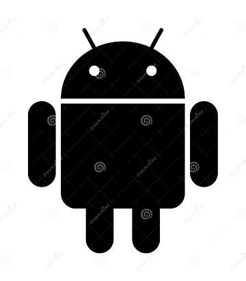 Android robot logo editorial stock photo. Illustration of clipart ...