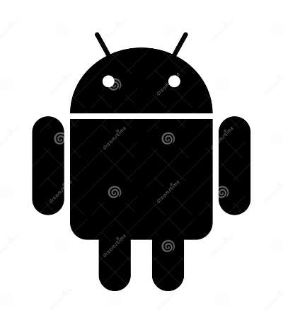 Android robot logo editorial stock photo. Illustration of clipart ...