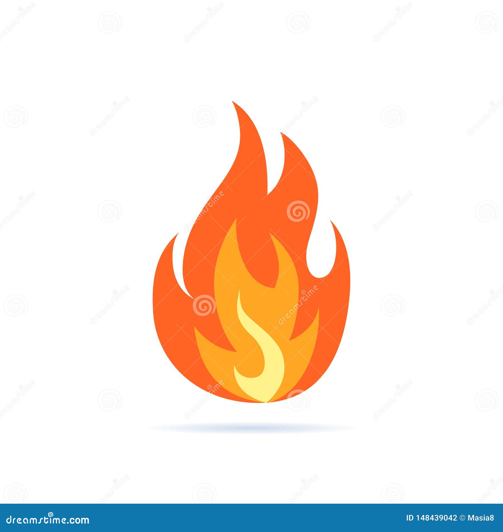 Simple Flame Icon