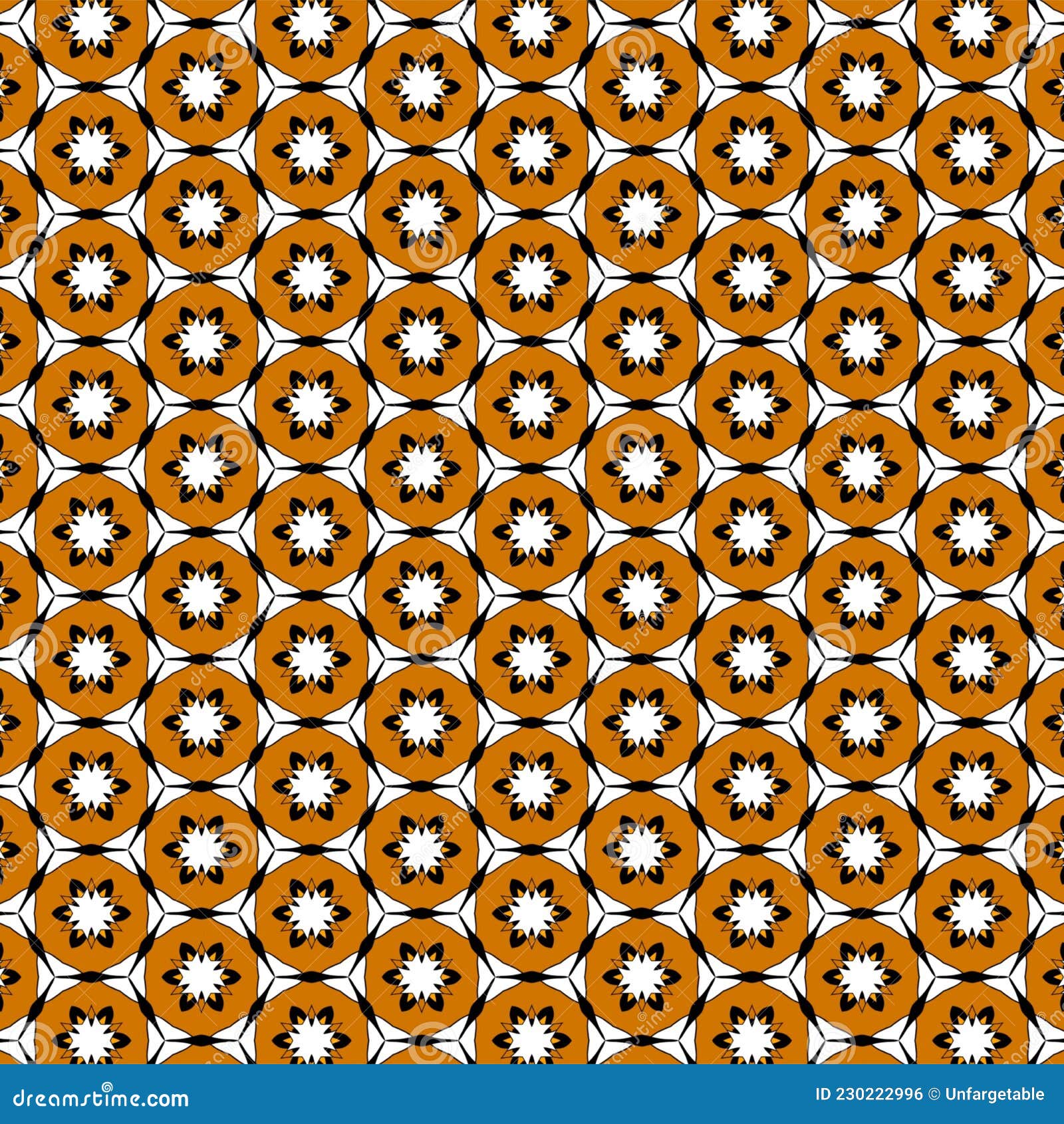 Simple Vector Floral Autumn Pattern Stock Vector - Illustration of ...