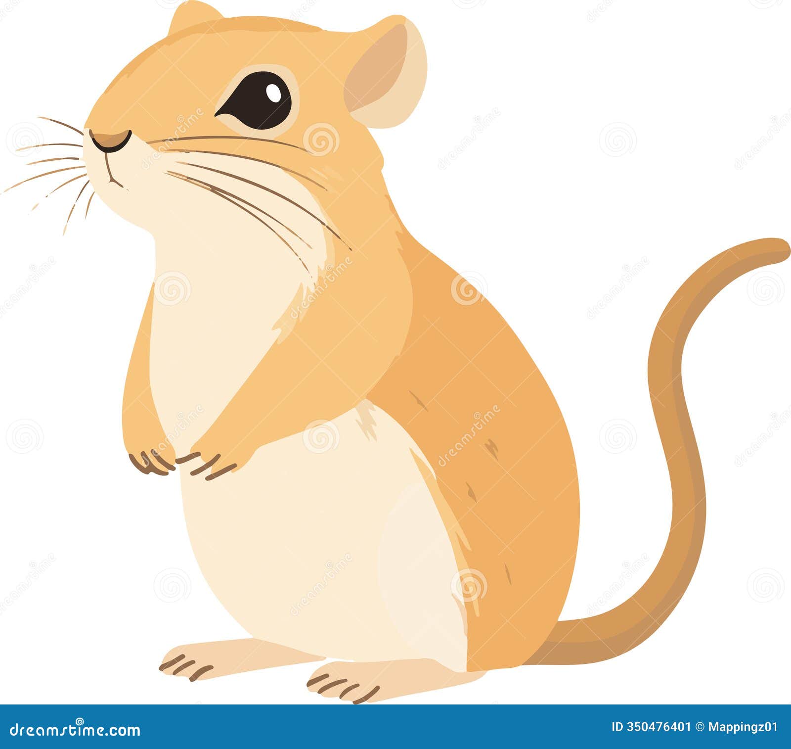 Minimalist Gerbil Drawing: Simple Strokes And Minimalist Style Royalty ...