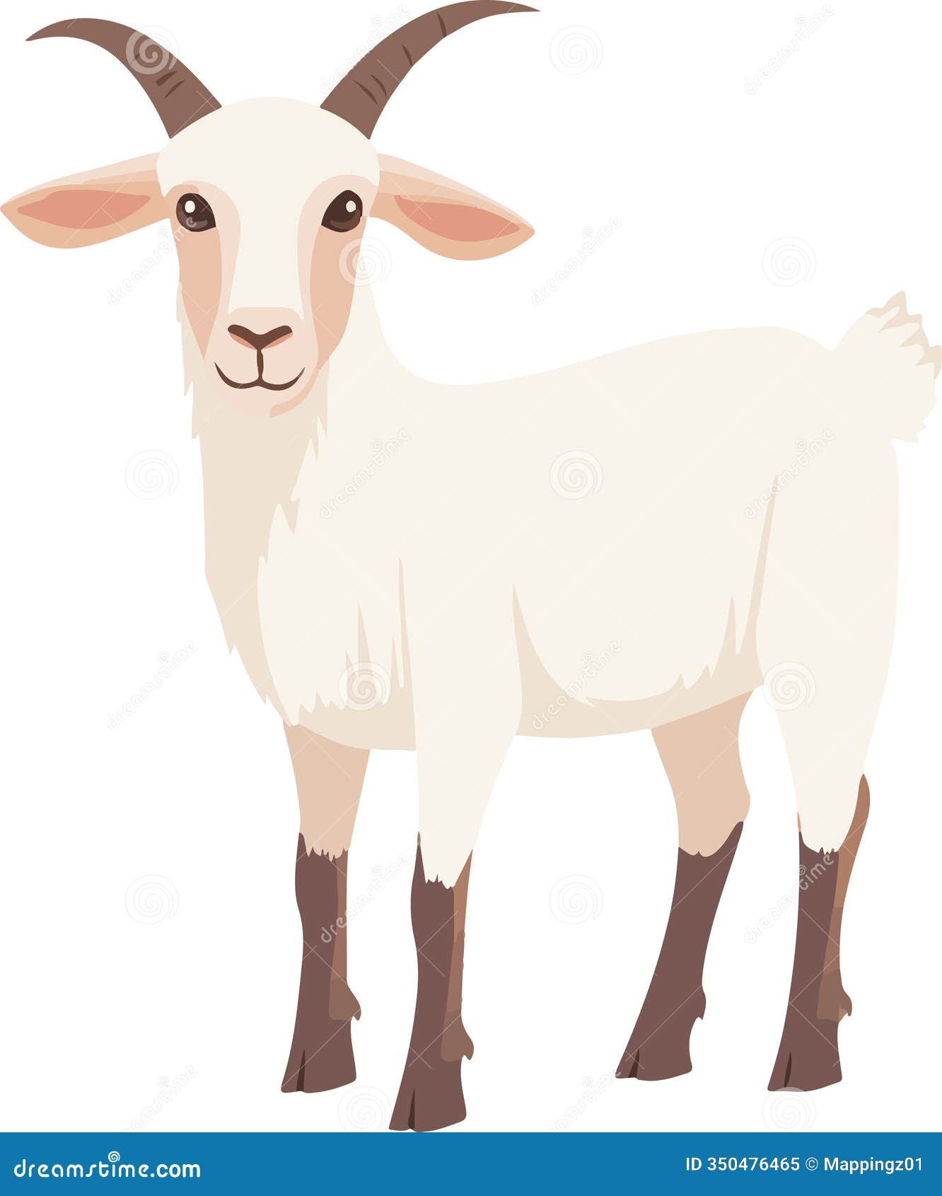 Simple vector goat clipart stock vector. Illustration of artistic ...