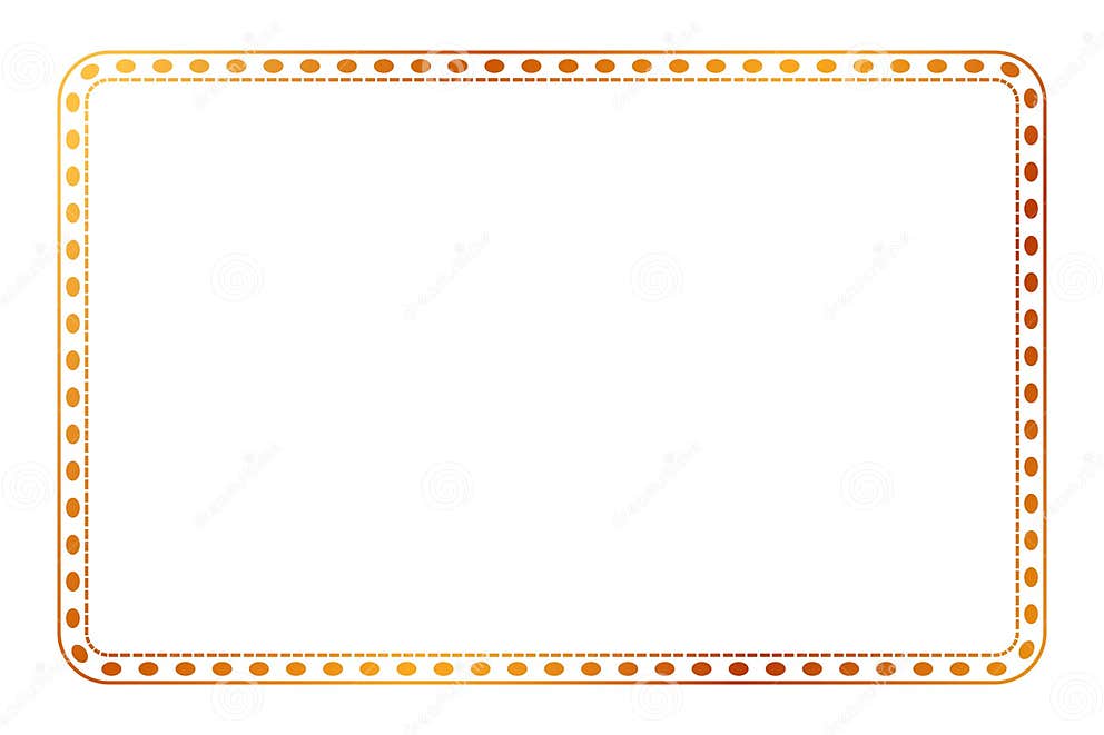 Simple Vector Gold Golden Basic Shape Frame, for Certificate, Placard ...