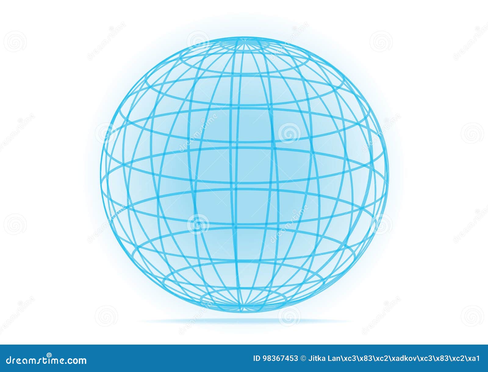 Globe Vector Lines