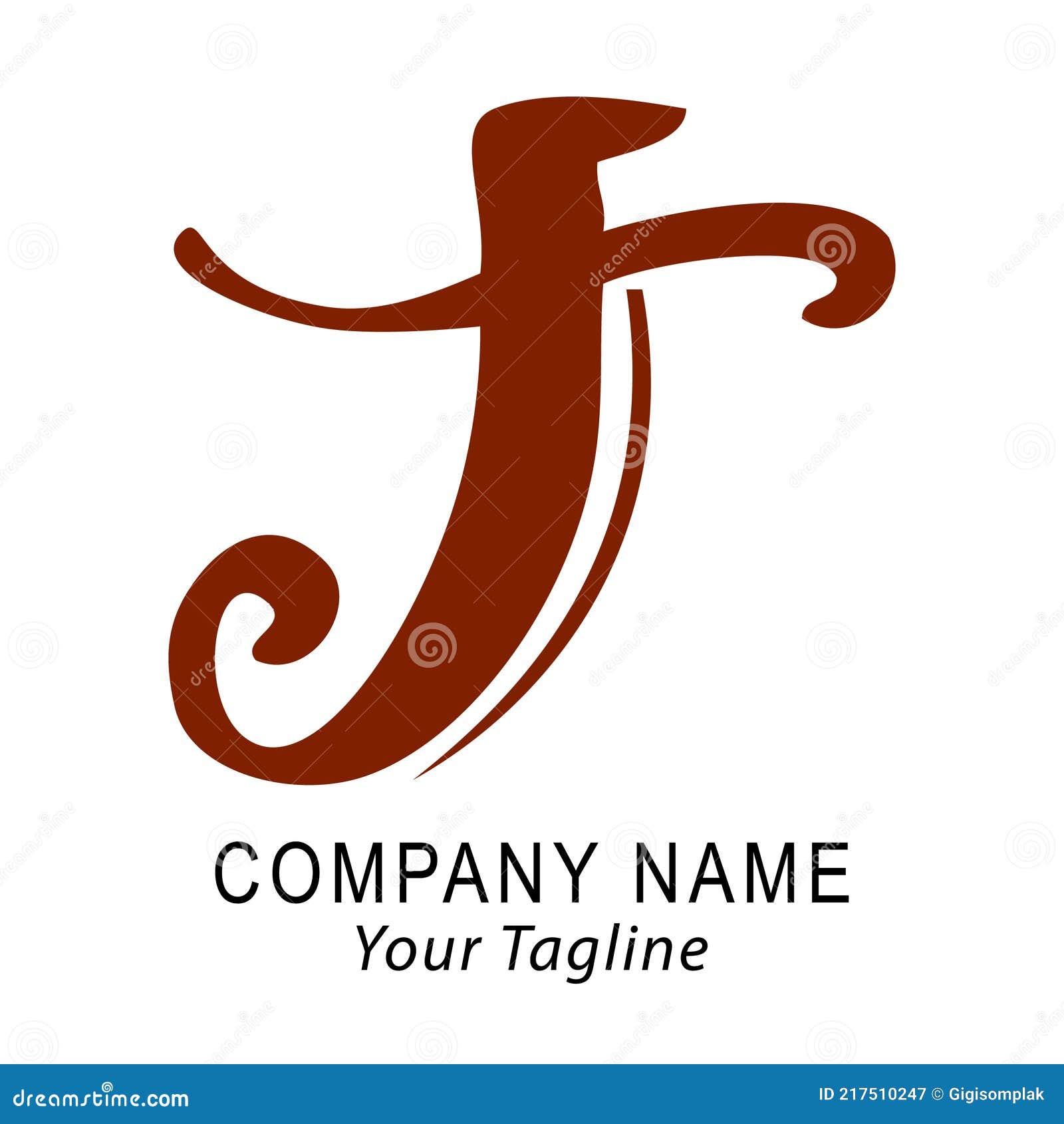Simple Vector Hand Draw Sketch Logo Script T, for Classic Corporate, at ...