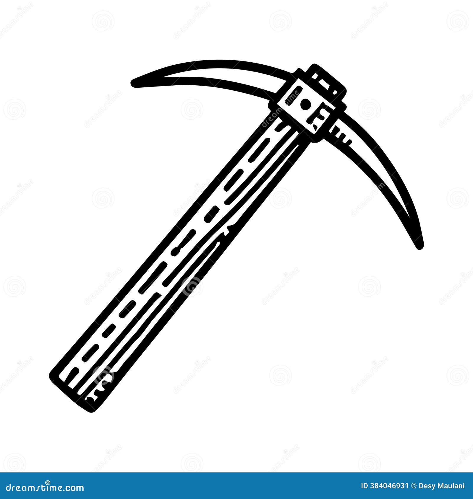 Pickaxe Logo, Mining Equipment Logo Vector Illustration | CartoonDealer ...
