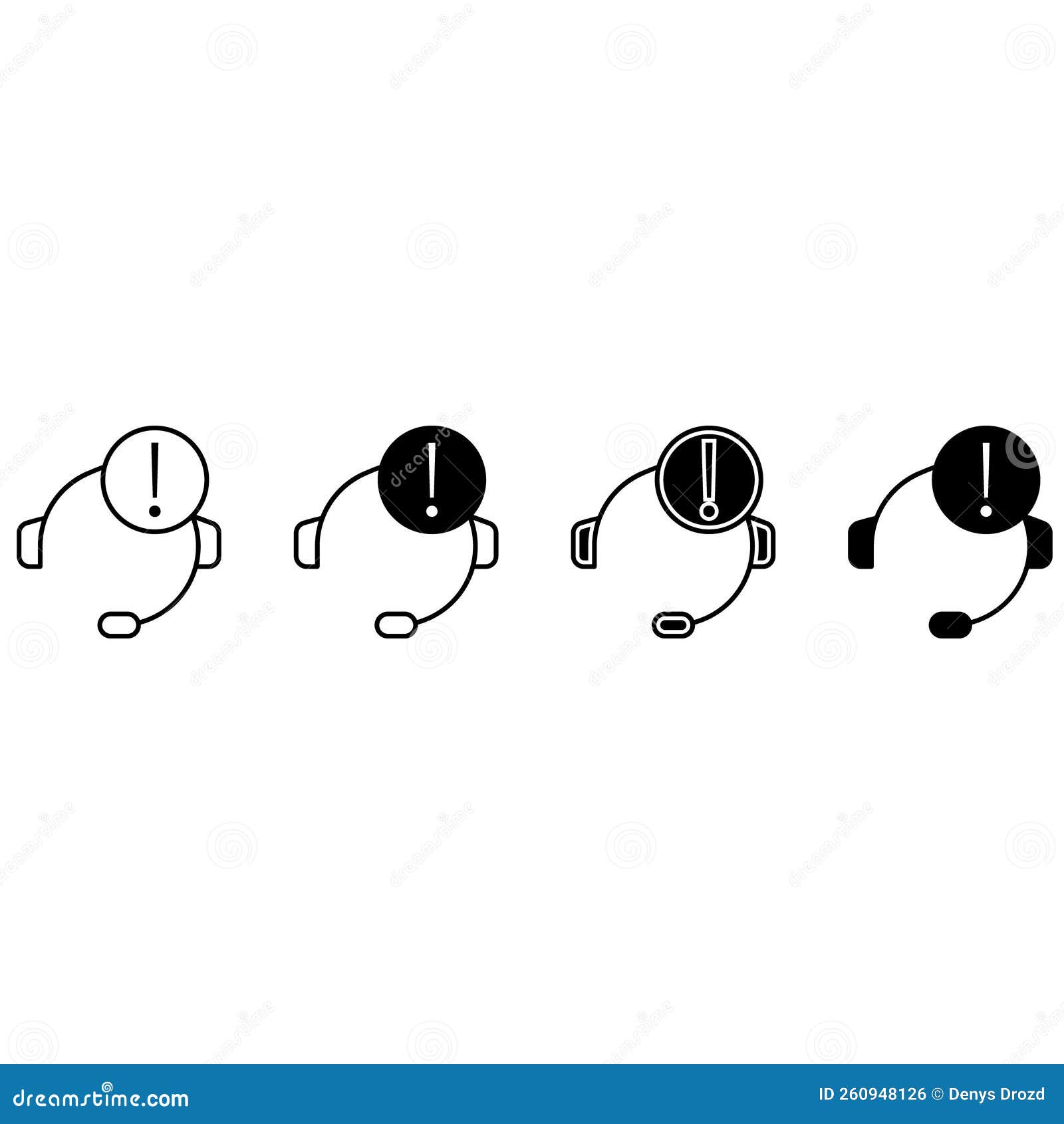 Simple Vector Icon Set of Info. Help Desk Illustration Sign Collection ...