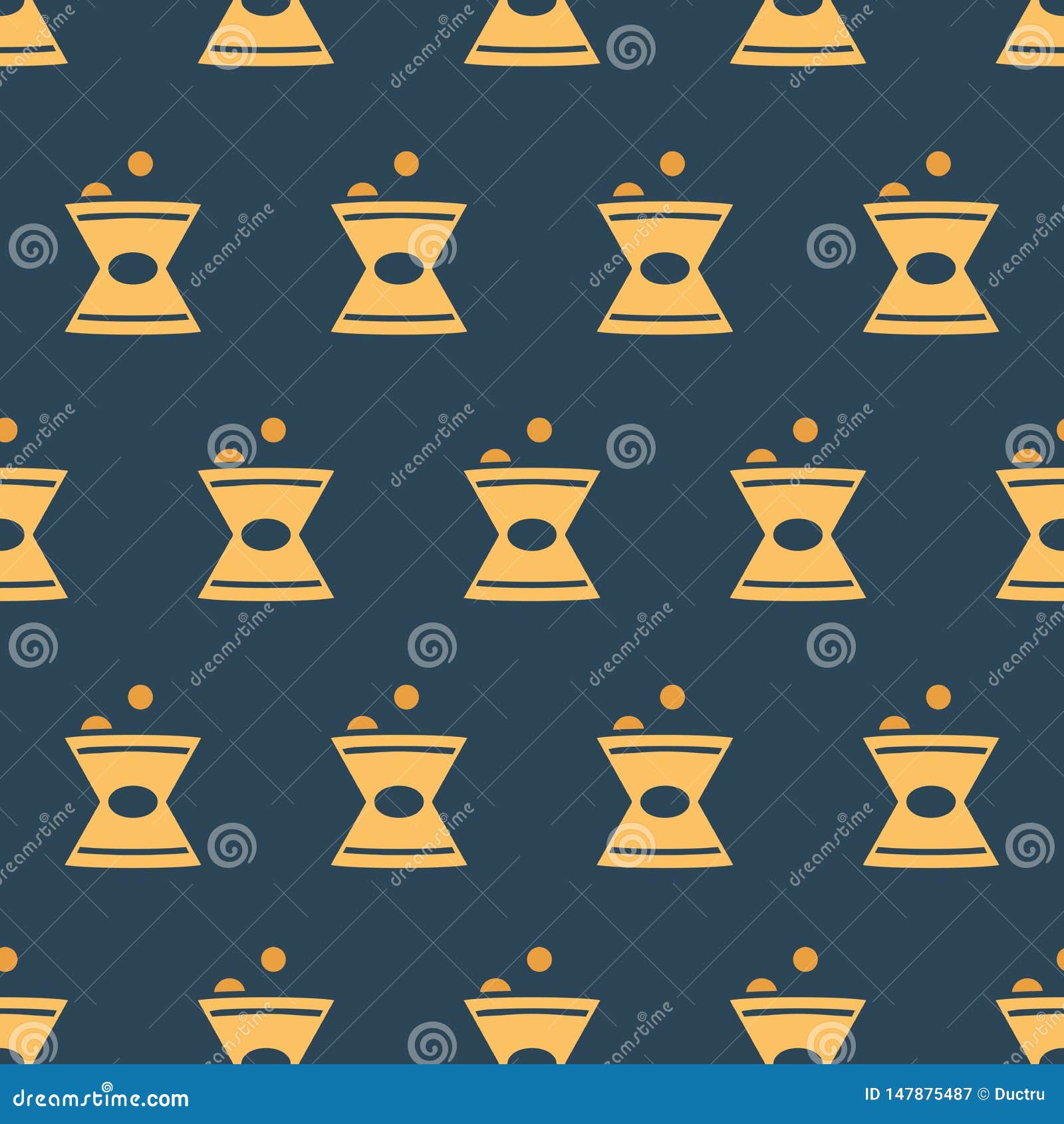 Simple Vector Illustration with Ability To Change. Color Pattern with ...