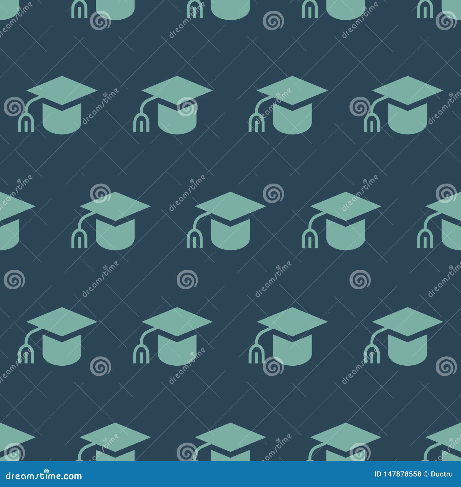 Simple Vector Illustration with Ability To Change. Pattern with Student ...