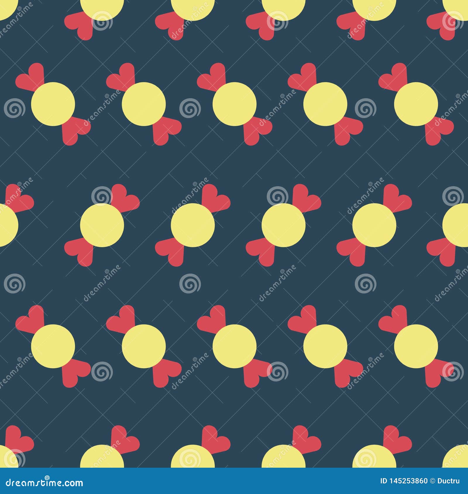 Simple Vector Illustration with Ability To Change. Pattern with Sweets ...