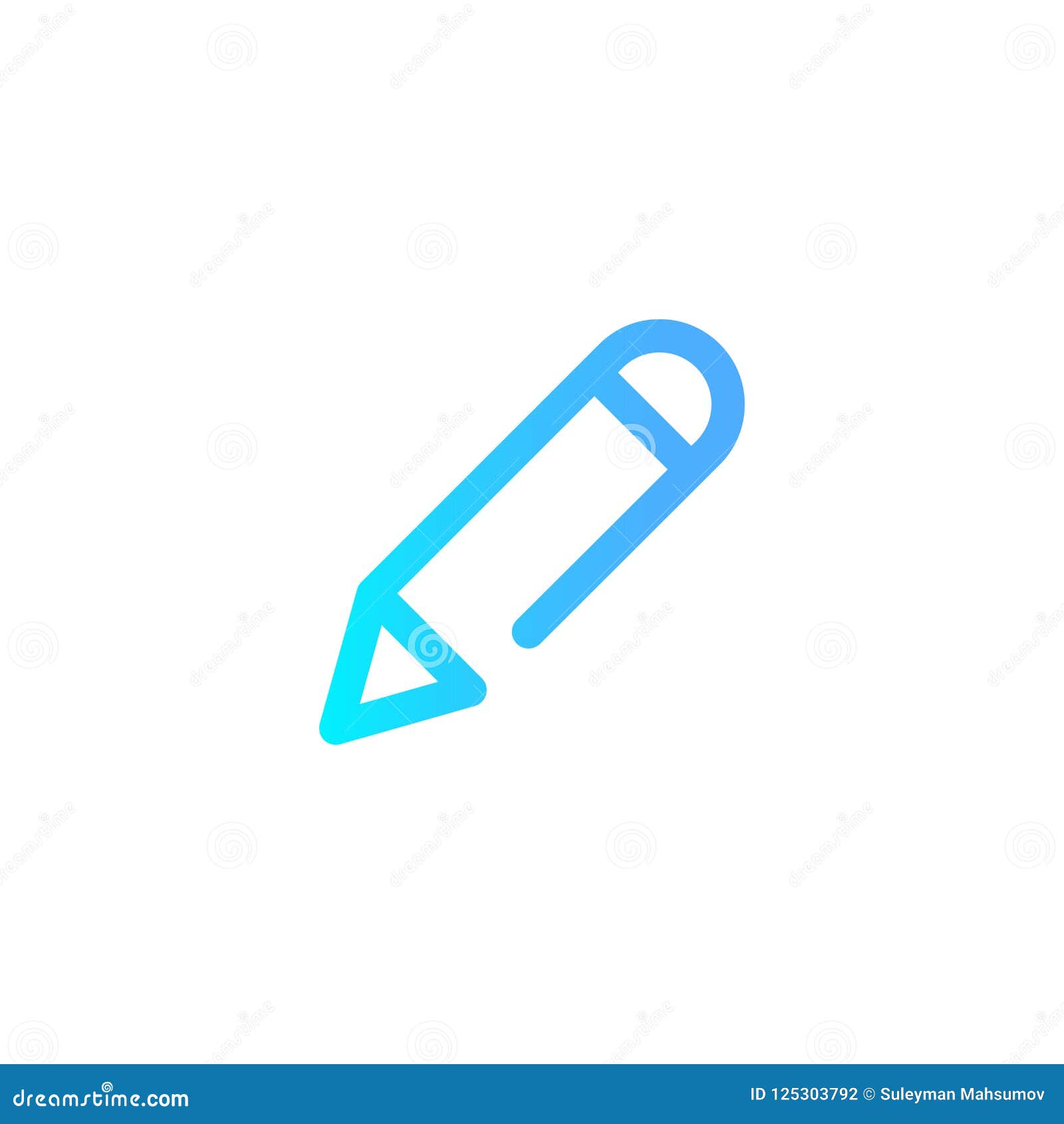 Edit Vector Icon Sign Symbol Stock Vector - Illustration of media ...