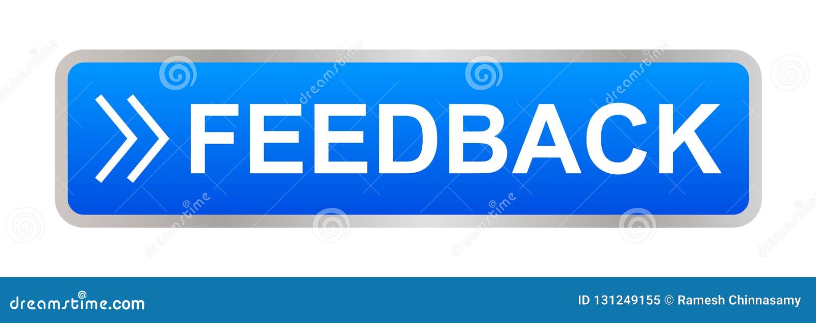 Feedback button stock vector. Illustration of details - 131249155