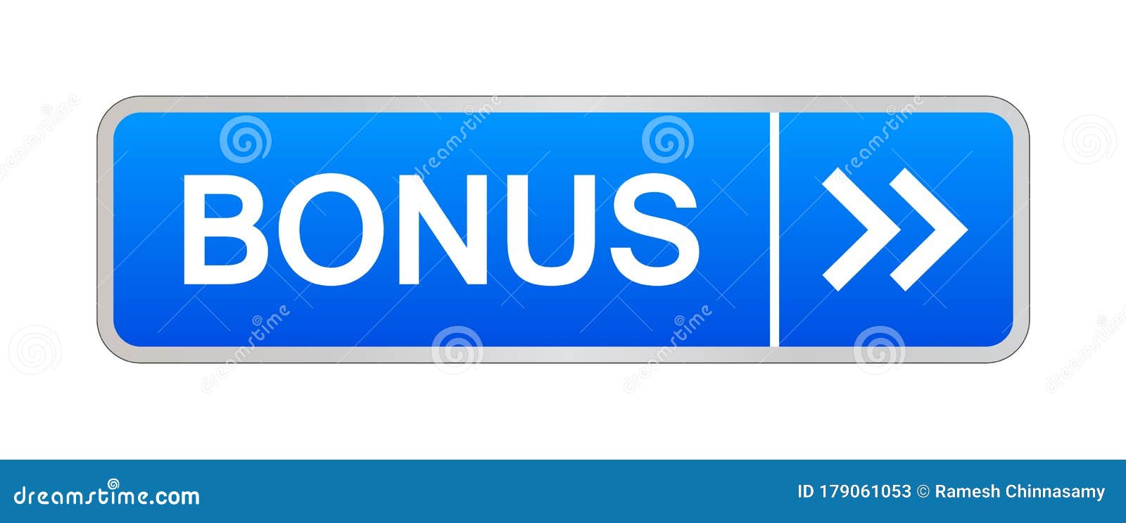 Bonus button stock vector. Illustration of deal, customer - 179061053