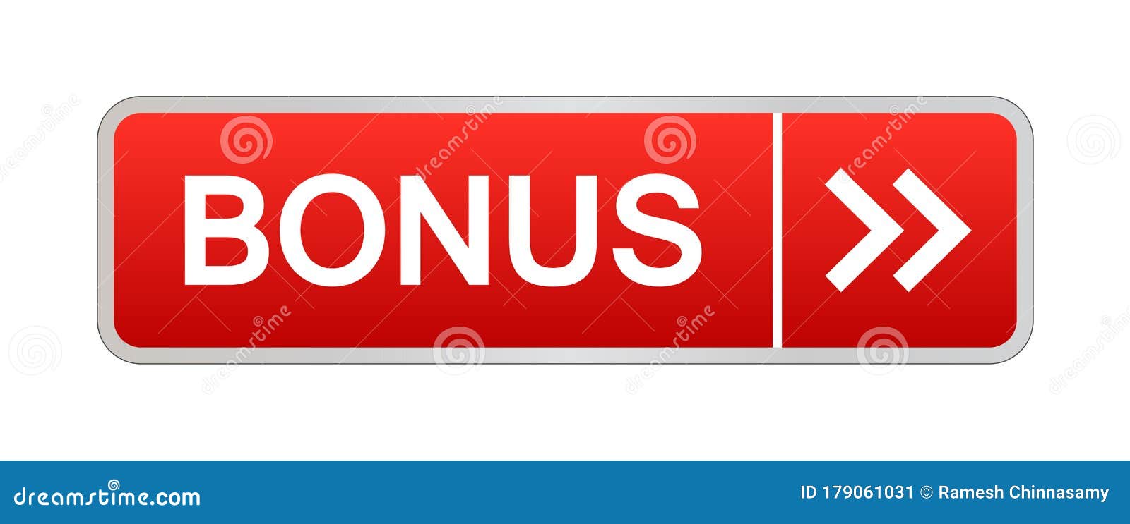 Bonus button stock vector. Illustration of commerce - 179061031