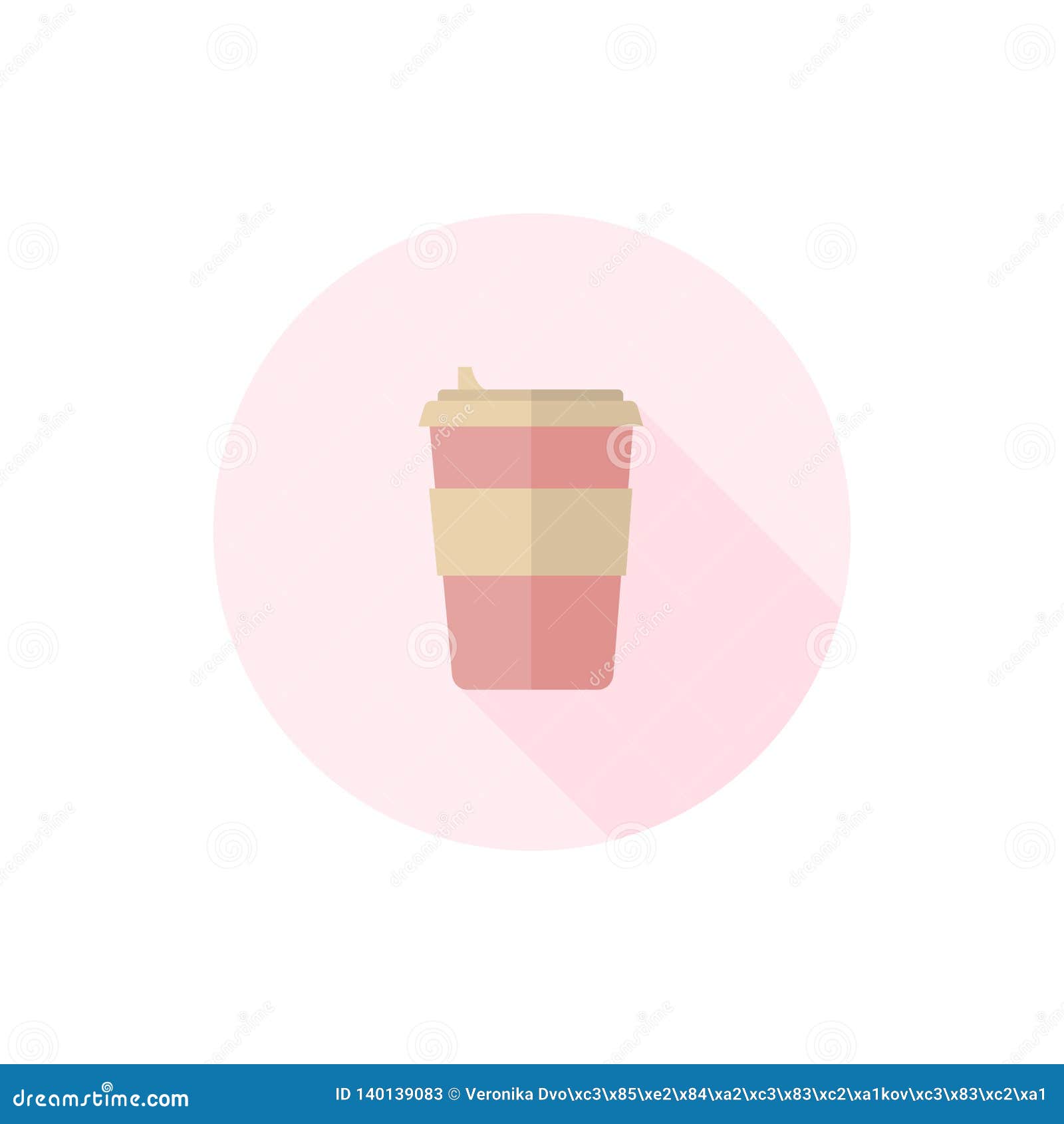 Simple Vector Illustration: Coffee Cup Stock Vector - Illustration of ...