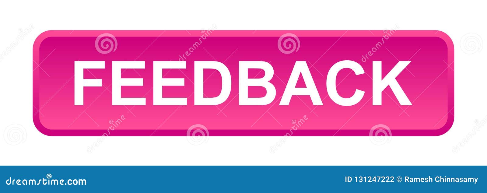Feedback button stock vector. Illustration of commenting - 131247222