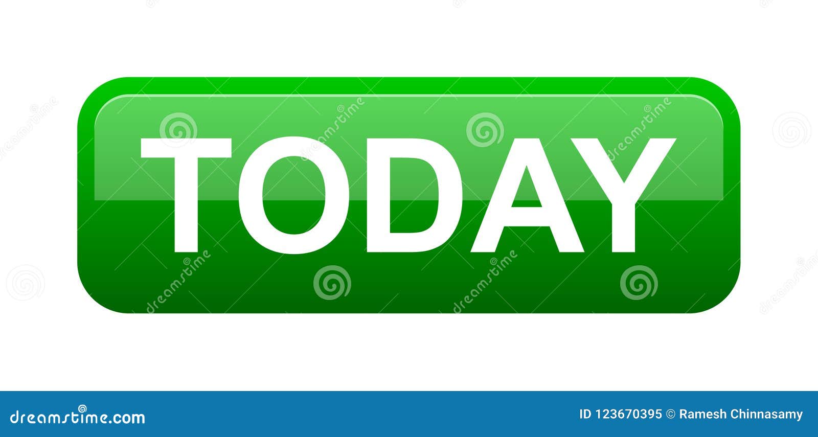 Today button stock vector. Illustration of advertising - 123670395
