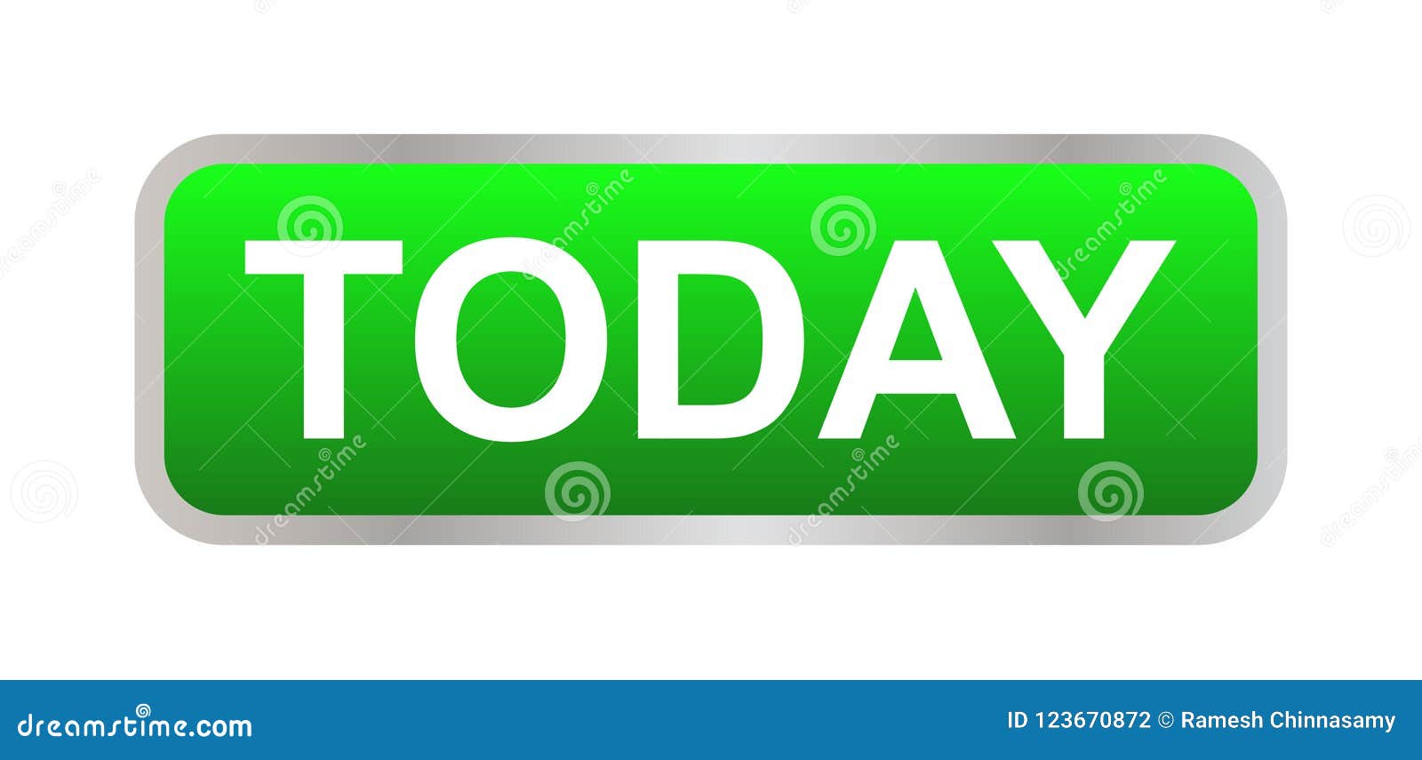 Today button stock vector. Illustration of buttons, business - 123670872