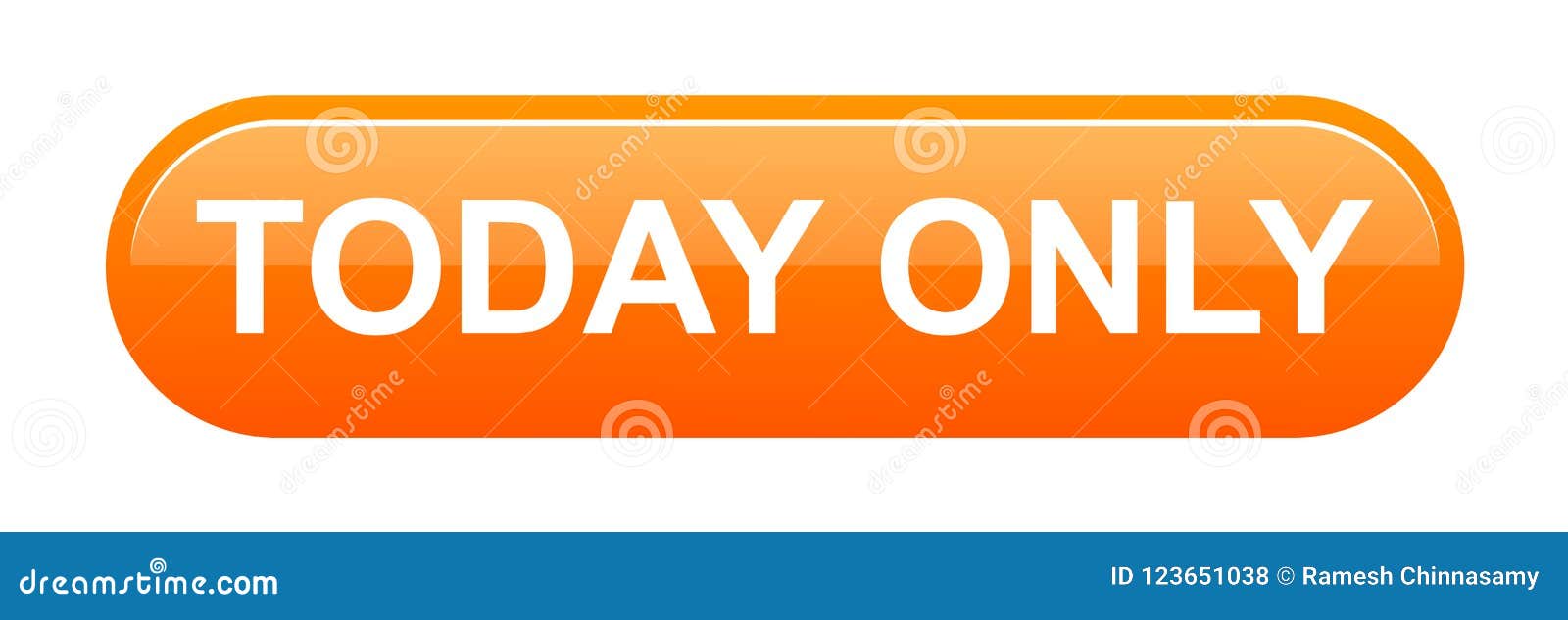 Today only button stock vector. Illustration of discount - 123651038