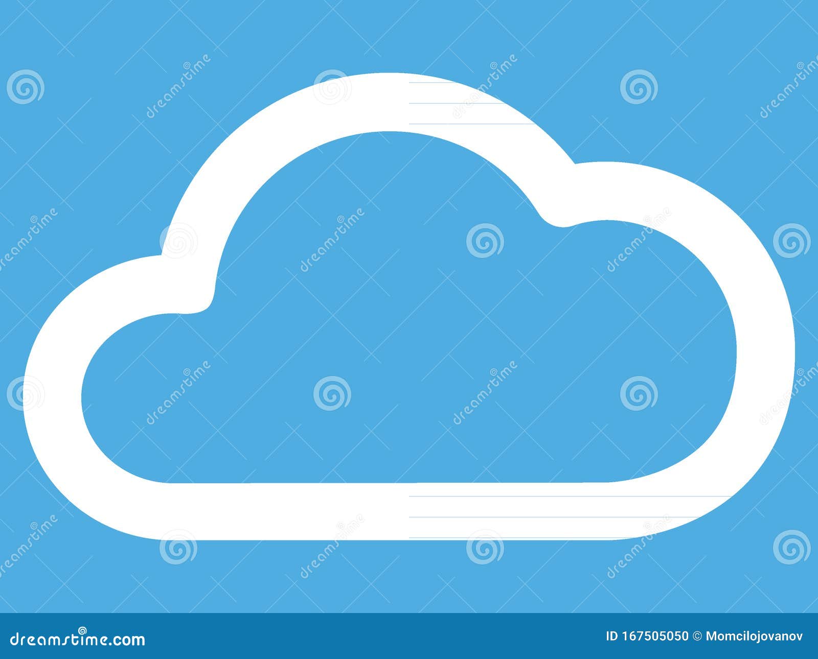 Weather Forecast App Icon for Clouds Stock Vector - Illustration of ...