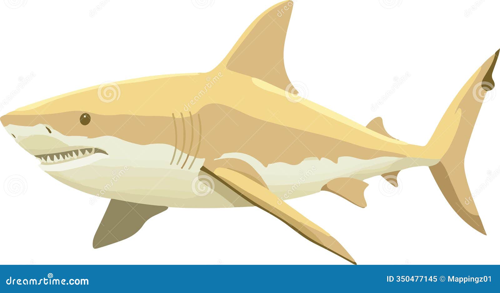 Simple Vector Lemon Shark Clipart Stock Vector - Illustration of ...