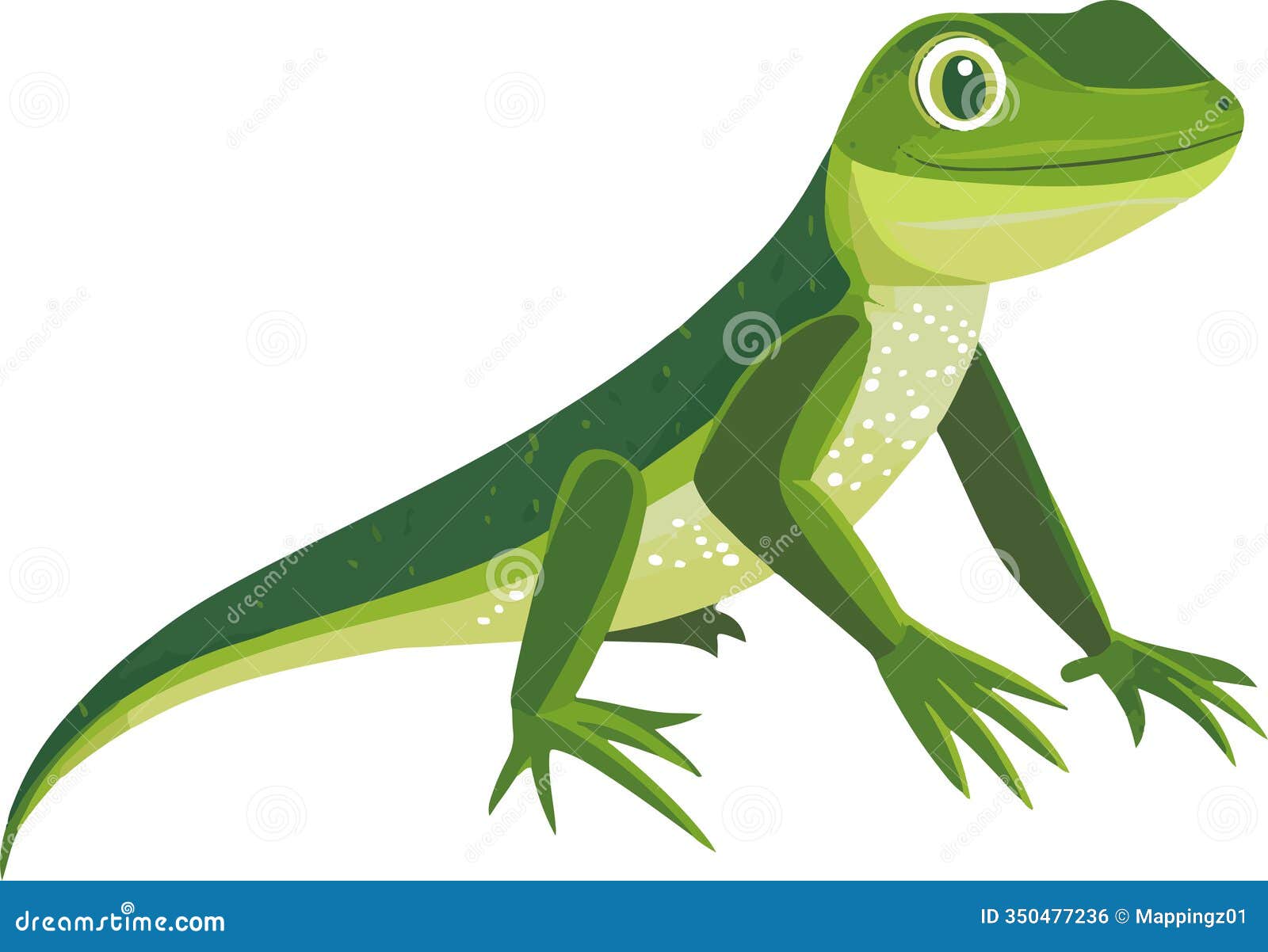 Vector Lizard Icon On White Background, Vector Gecko Stock Image ...