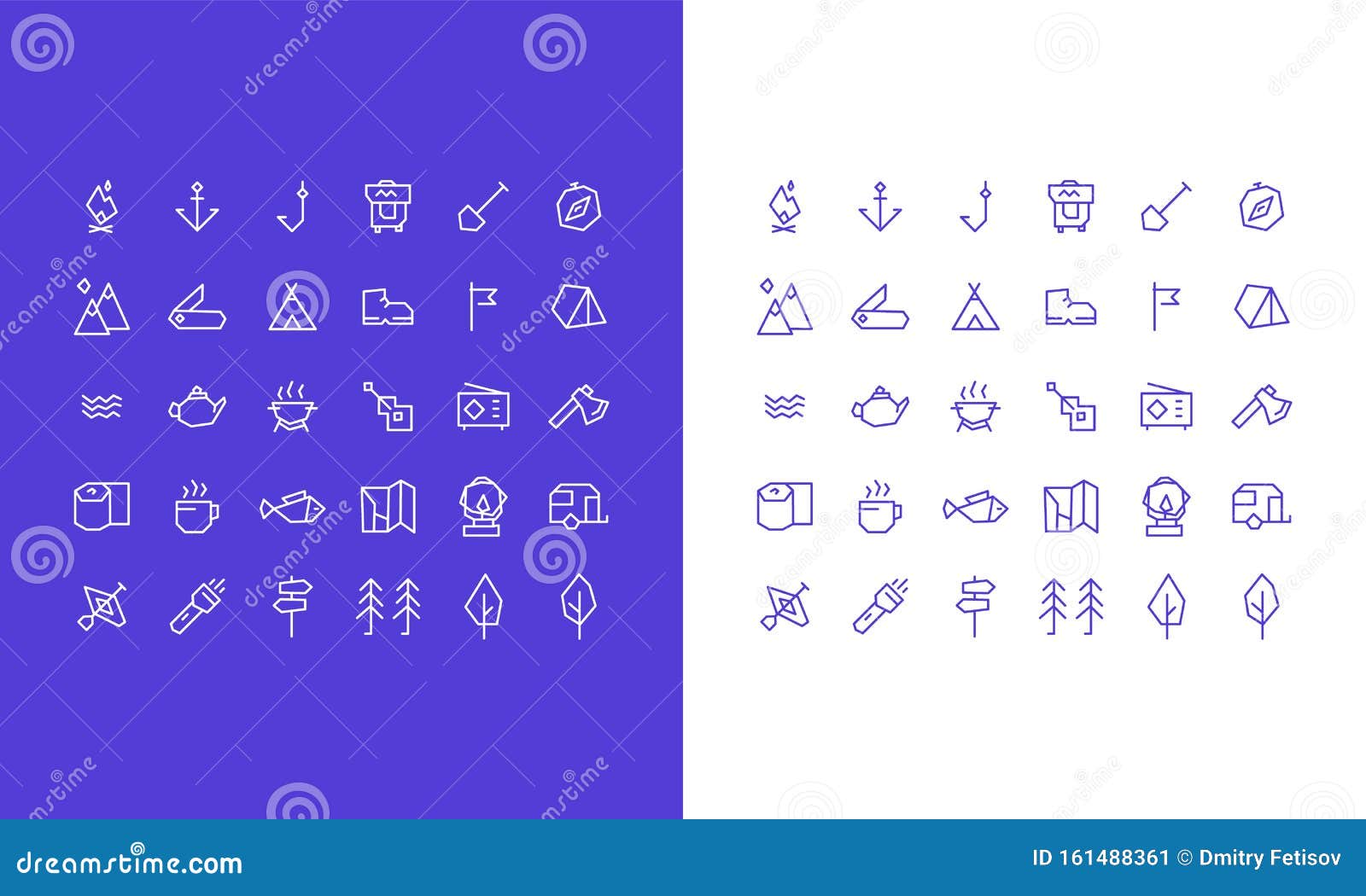 Simple Vector Minimalistic Icons Set Stock Vector - Illustration of ...