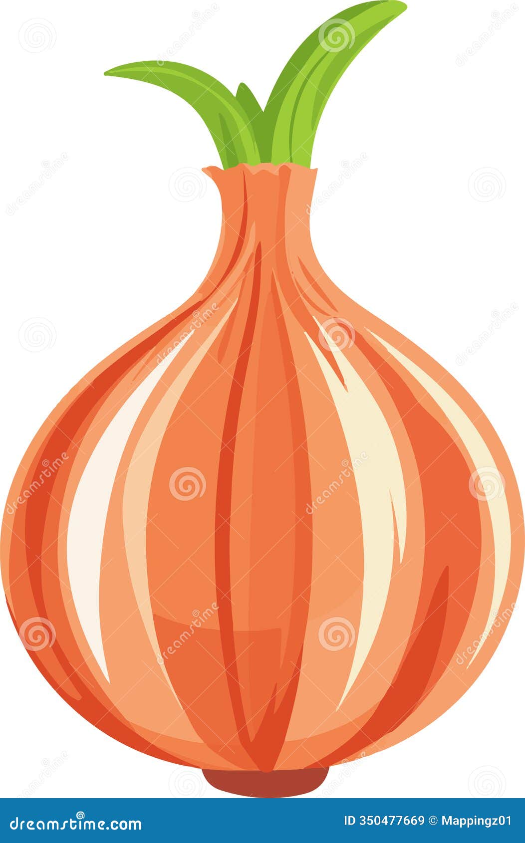 Simple Vector Onion Clipart Stock Vector - Illustration of cute ...