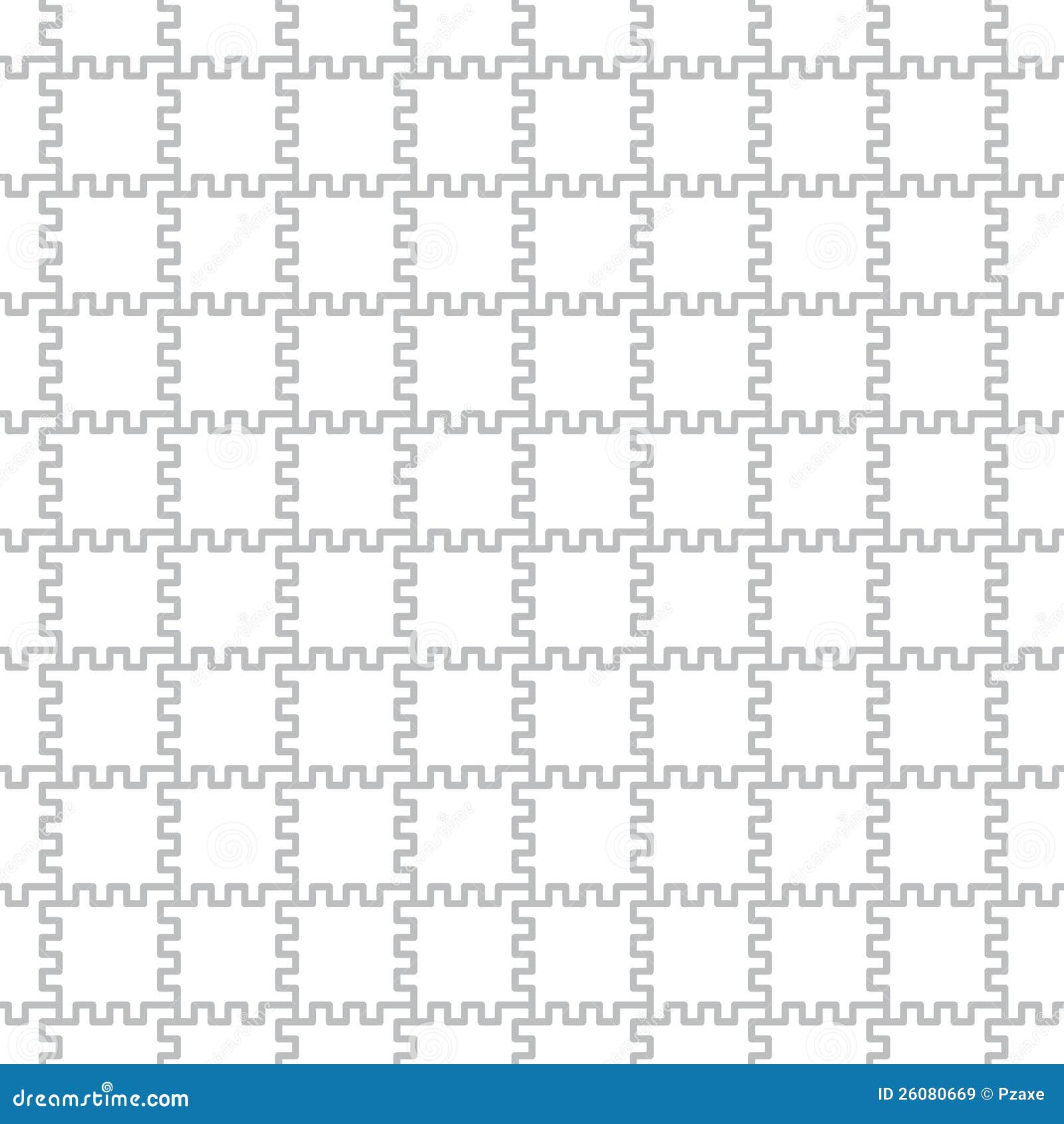 Simple Vector Pattern - Elements with Teeth Stock Vector - Illustration ...