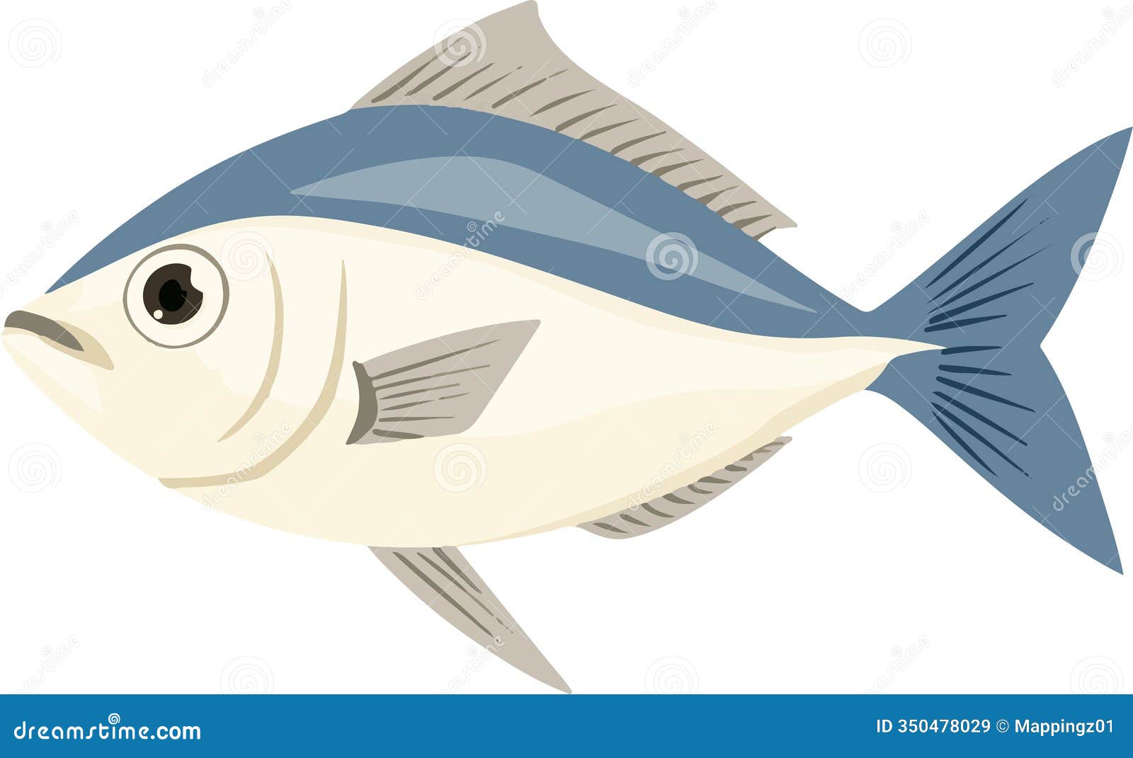 Simple Vector Pompano Clipart Stock Vector - Illustration of style ...