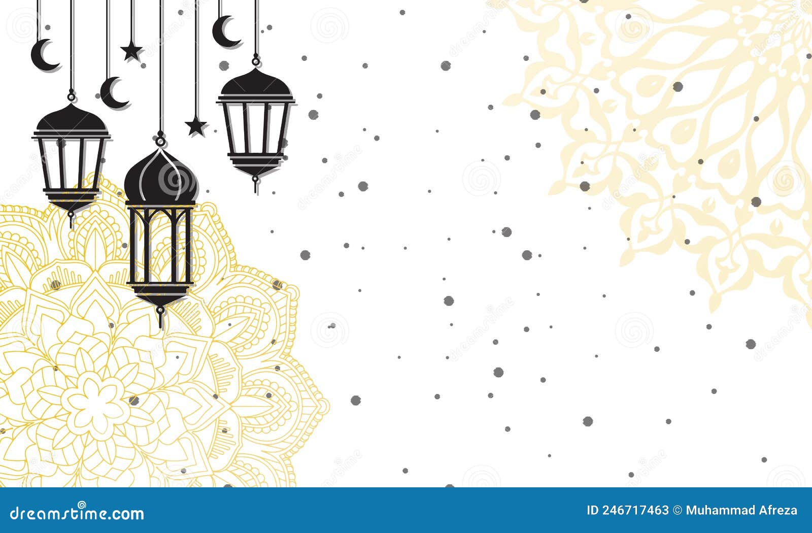 Simple Vector Ramadan Background Image Stock Vector - Illustration of ...