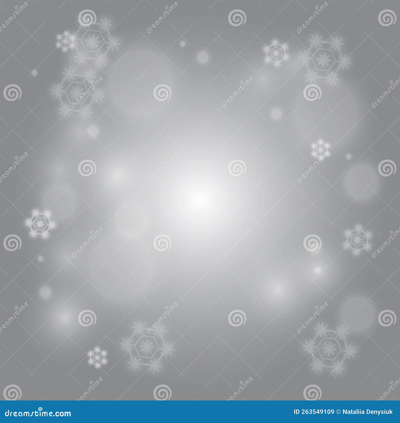 Winter Snowy Gray and White Dark Vector Background Stock Vector ...