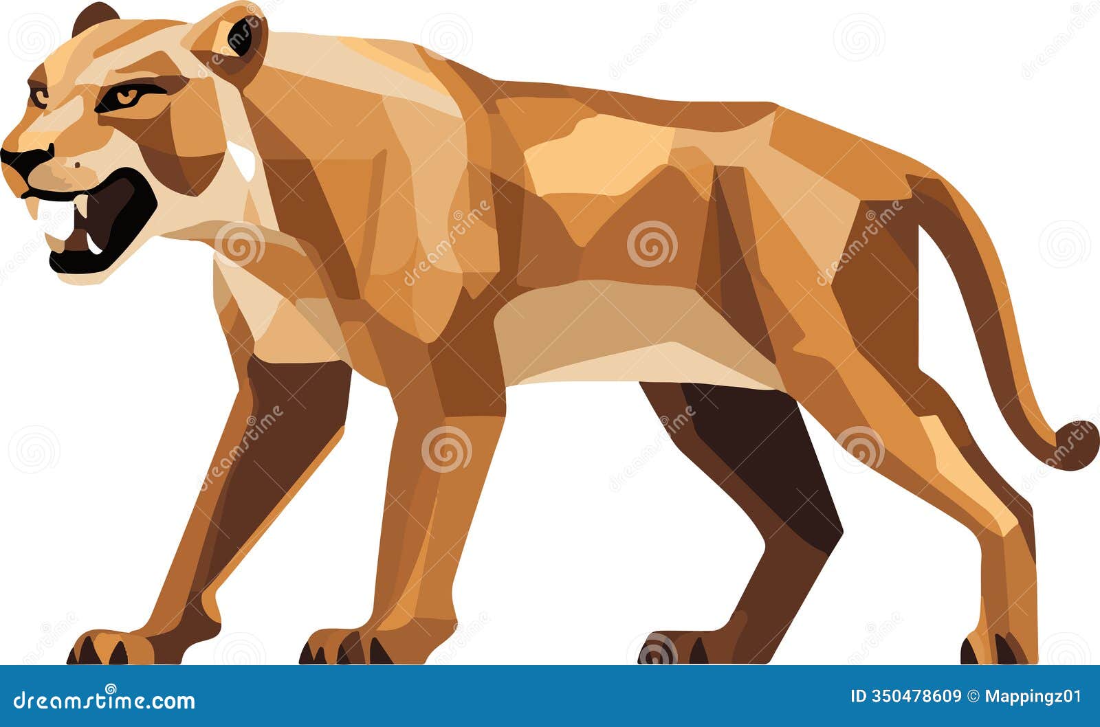 Smilodon Icon In Trendy Design Style. Smilodon Icon Isolated On White ...