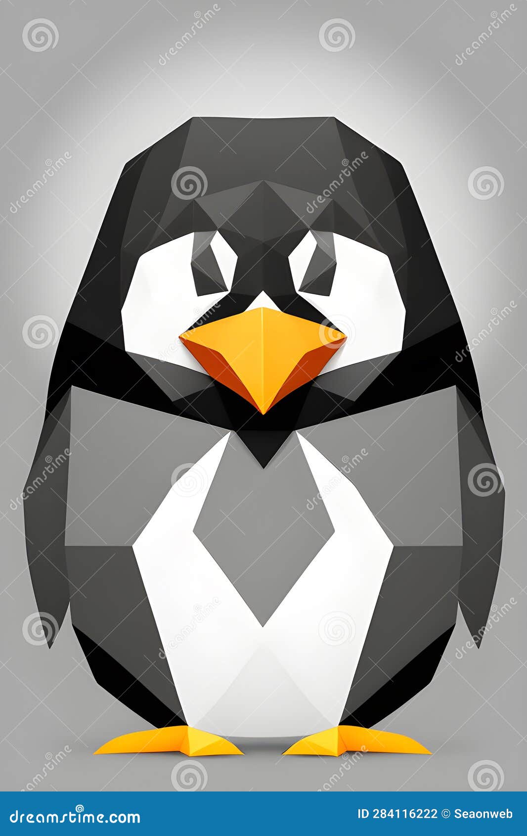 Simple Vector Style with Low Poly Color Shading Editorial Photography ...